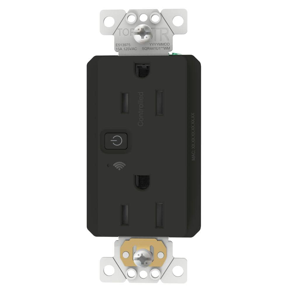 Square D X Series 15 Amp 125-Volt Tamper Resistant Indoor Matter Smart ...