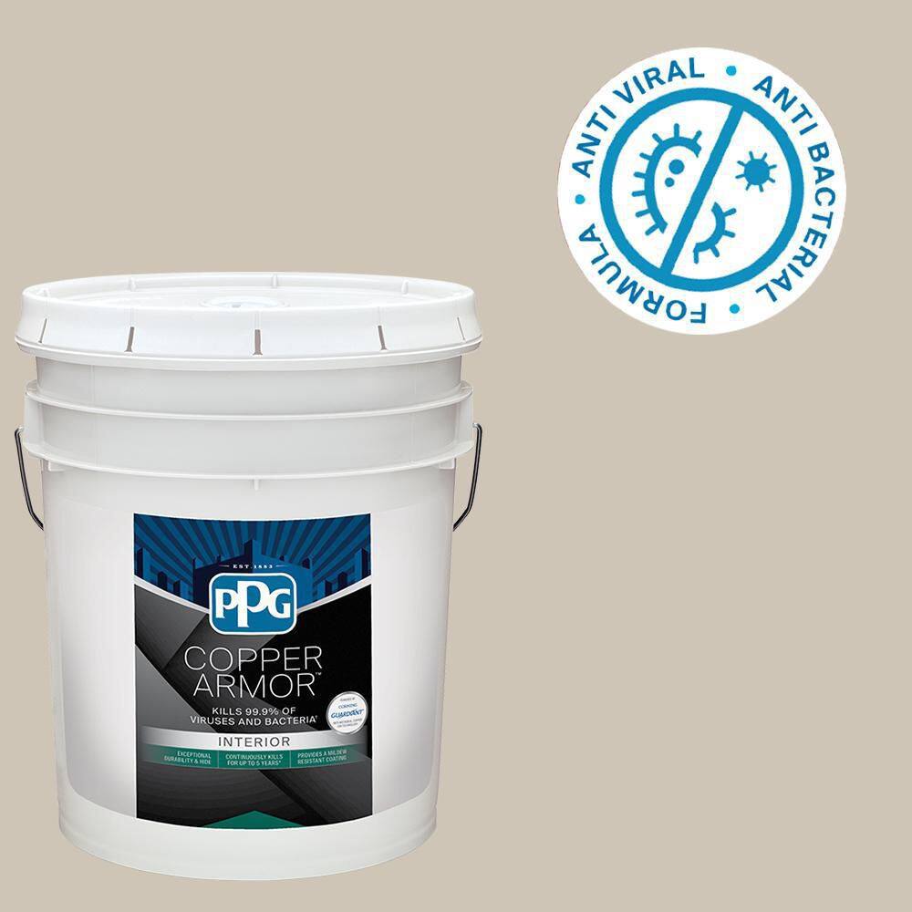 COPPER ARMOR 5 gal. PPG1021-2 Synchronicity Semi-Gloss Antiviral and ...