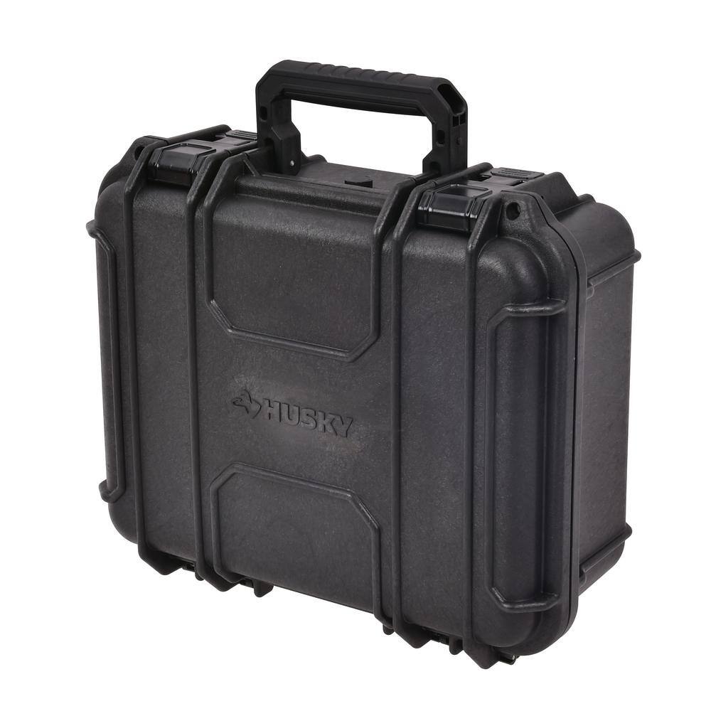 Husky 13 5 In Plastic Tool Box In Black 2019 002 The Home Depot