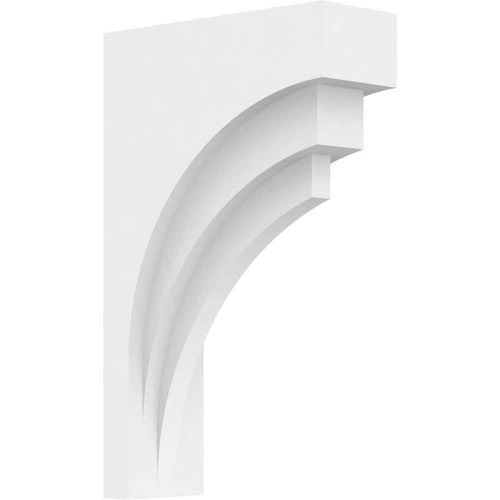 Ekena Millwork 2 in. x 8-3/8 in. x 5 in. Standard Rockford Unfinsihed ...