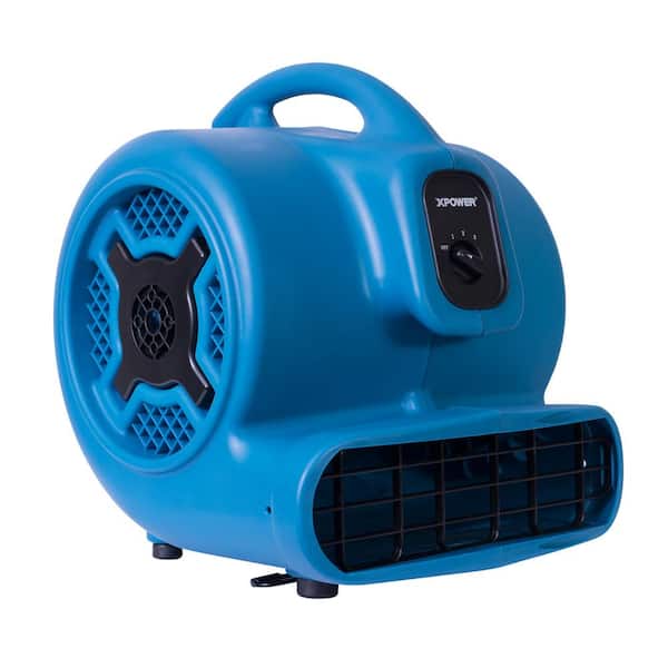 XPOWER 1 HP 3600 CFM 3-Speed Air Mover Carpet Dryer Floor Fan Blower P ...