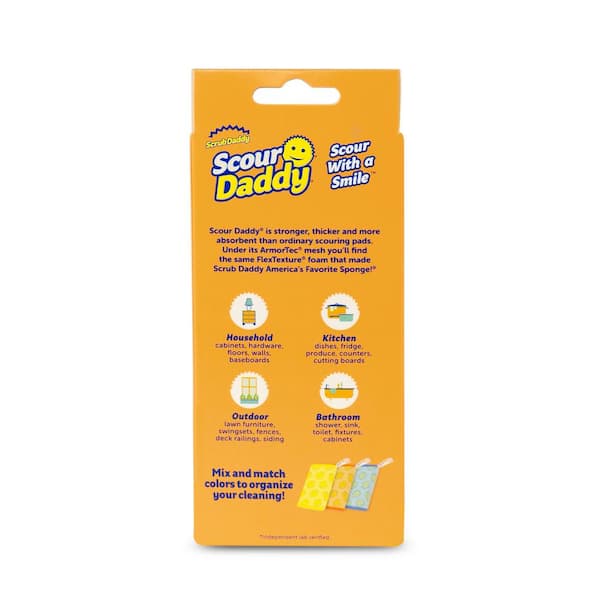 Scrub Daddy Scour Daddy Scratch Free Scouring Pad (3-Count ...