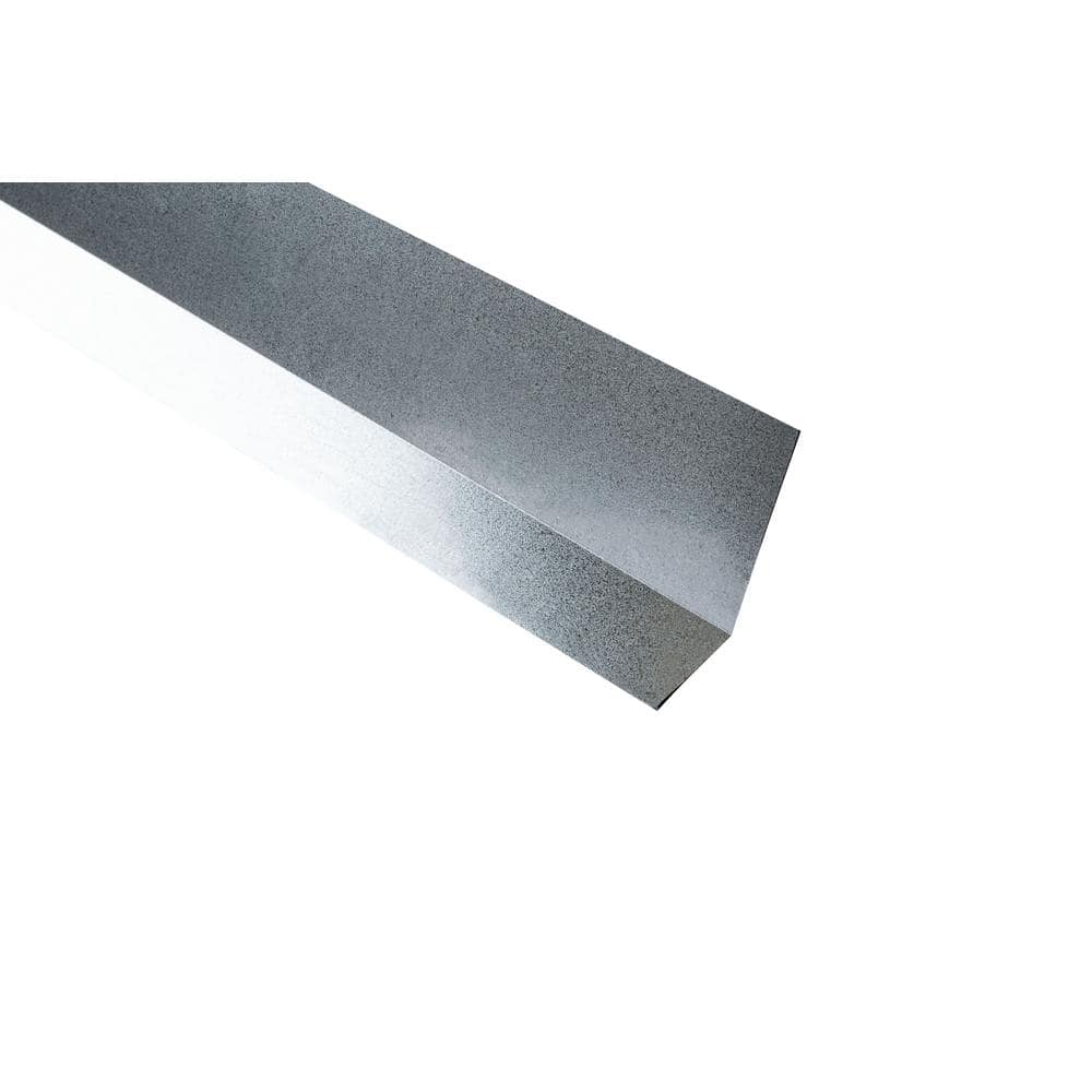 Gibraltar Building Products 4 in. x 2 in. x 10 ft. Galvanized Steel ...
