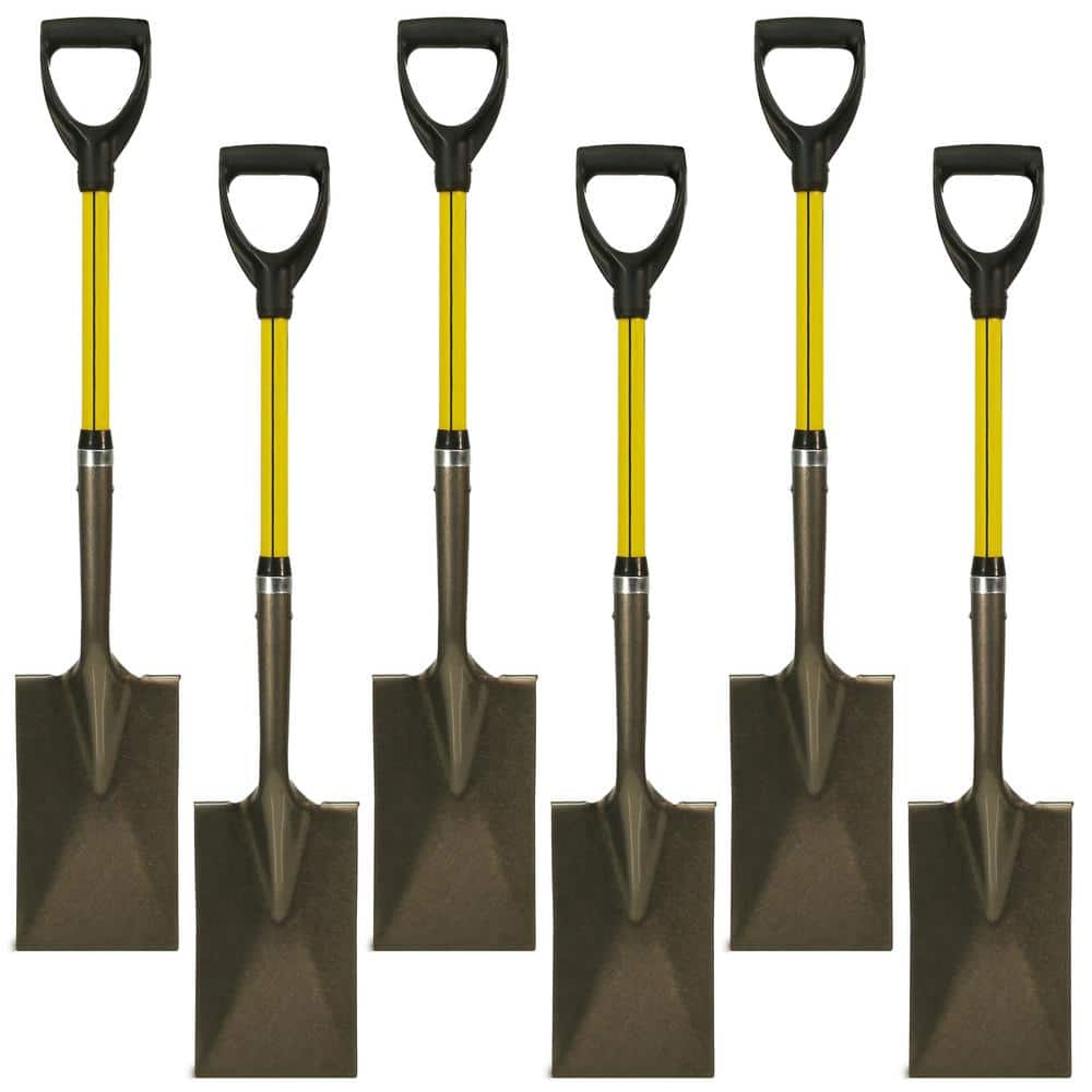 Nupla 27 in. Classic Fiberglass D-Grip Handle and Heavy-Duty Steel ...