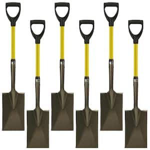 Ashman Online Ashman 4 Various Assorted Shovels 41 in. Long D Handle Grip-Metal Round, Square ...