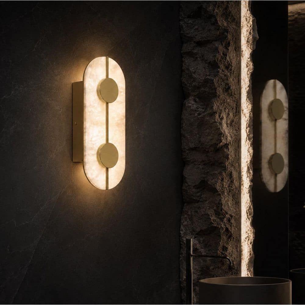 Sunlite Orologio LED 16 in. 1-Light Brace Long Oval Indoor Decorative ...