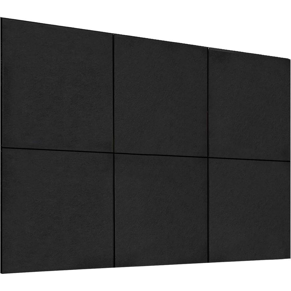 6 Pack Large Felt Pin Board Tiles 11.8x11.8 Bulletin Board for Wall ...