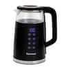 KENMORE Double-Walled Glass Electric Kettle 1.7L, Digital Temperature ...