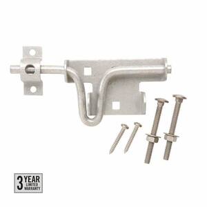 Ajustlock Zinc Slide Bolt Gate Lock 216 - The Home Depot