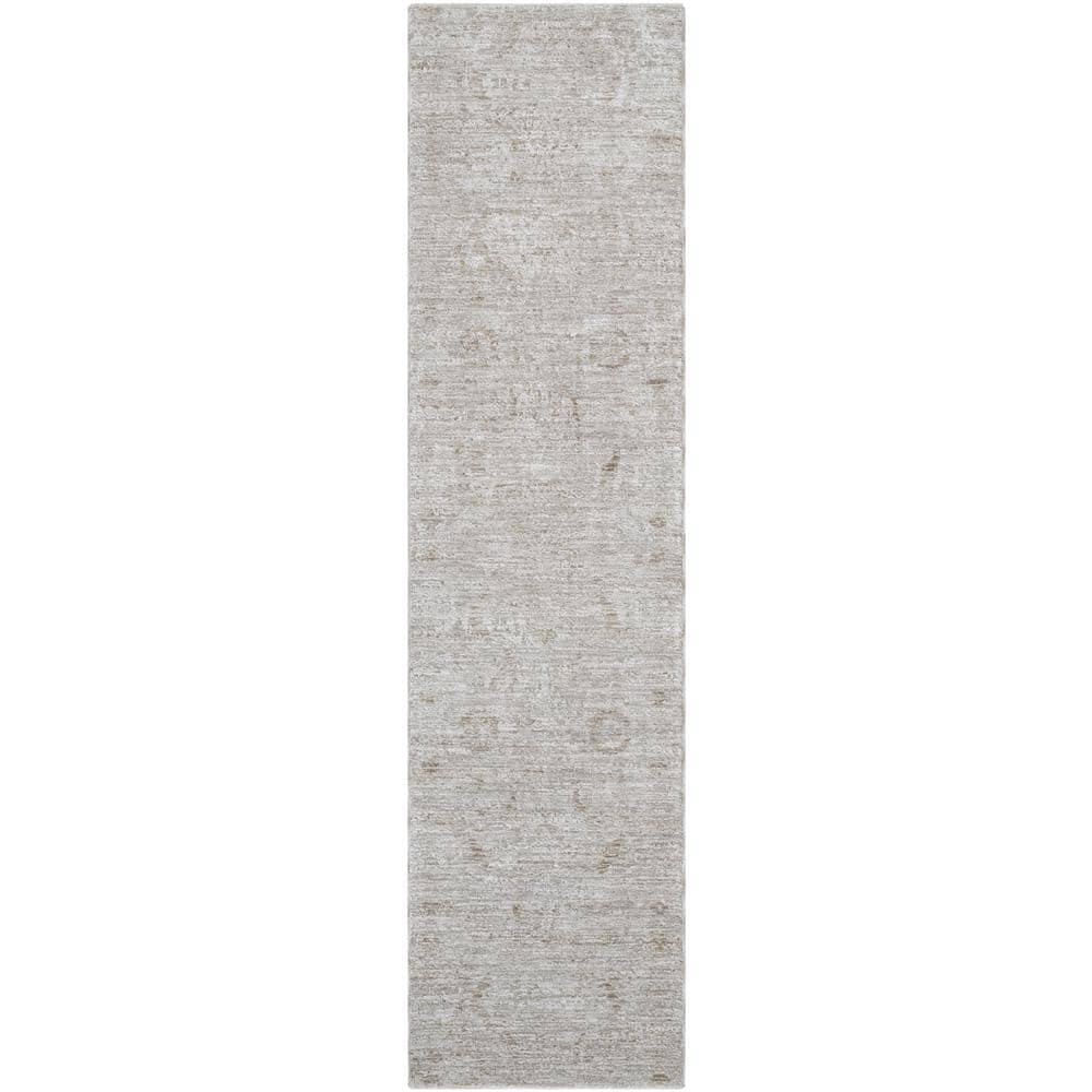 Livabliss Masterpiece Gray Traditional 10 ft. x 11 ft. Indoor Area Rug ...