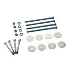 Fiberon CitySide Matte Aluminum Post Hardware Kit - Black (Includes ...