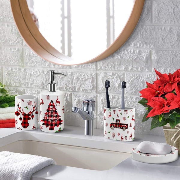 bathroom decor accessories set