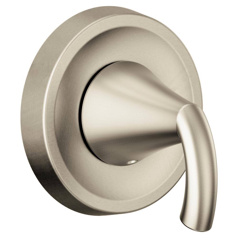 MOEN Glyde 1-Handle M-CORE Transfer Valve Trim Kit in Brushed Nickel ...