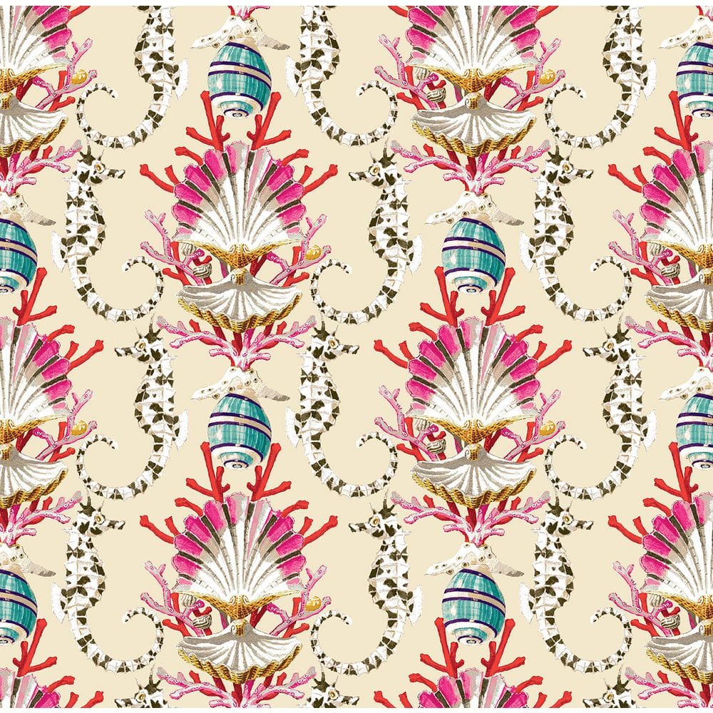 Mariner's Song Aquarium Vinyl Peel and Stick Wallpaper Roll (Covers 30. ...