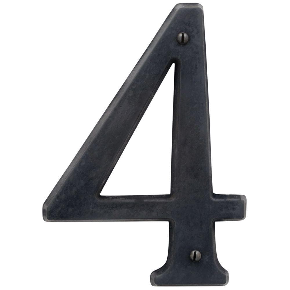 Have a question about Baldwin 5 in. Oil-Rubbed Bronze House Number 4 ...
