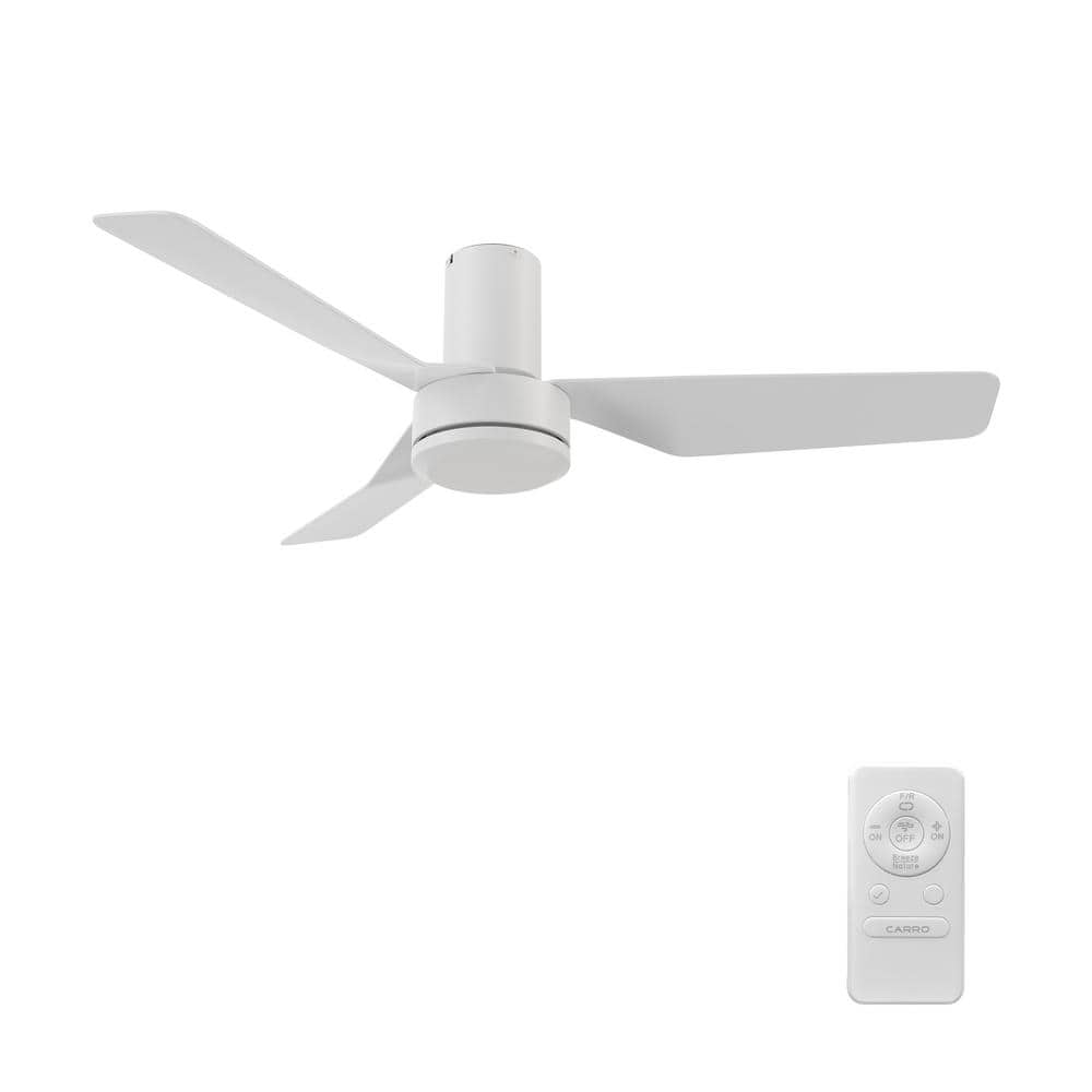 Reviews for CARRO Lyon 44 in. Indoor White 10-Speed DC Motor Flush ...