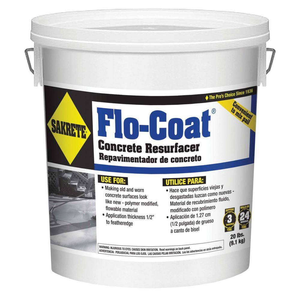 SAKRETE 20 lb. Flo Coat Concrete Mix 100057450 - The Home Depot