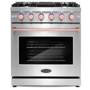 Cosmo 36 in. Nebula Collection 3.8 cu. ft. Gas Range, 5 Burners, Rapid ...