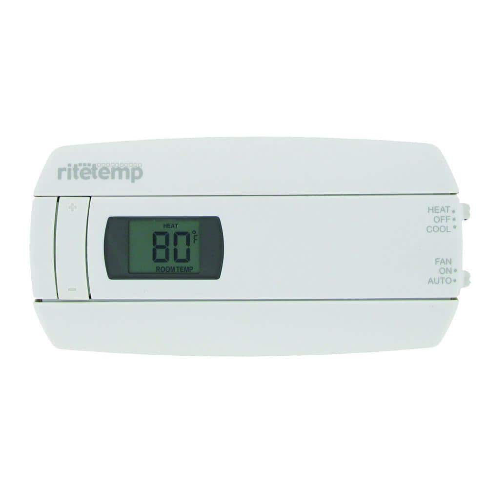 Rite Temp Digital Non-programmable Thermostat 6020 - The Home Depot