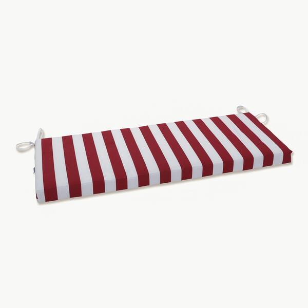 Pillow Perfect Other Rectangular Outdoor Bench Cushion in Red 682662 ...