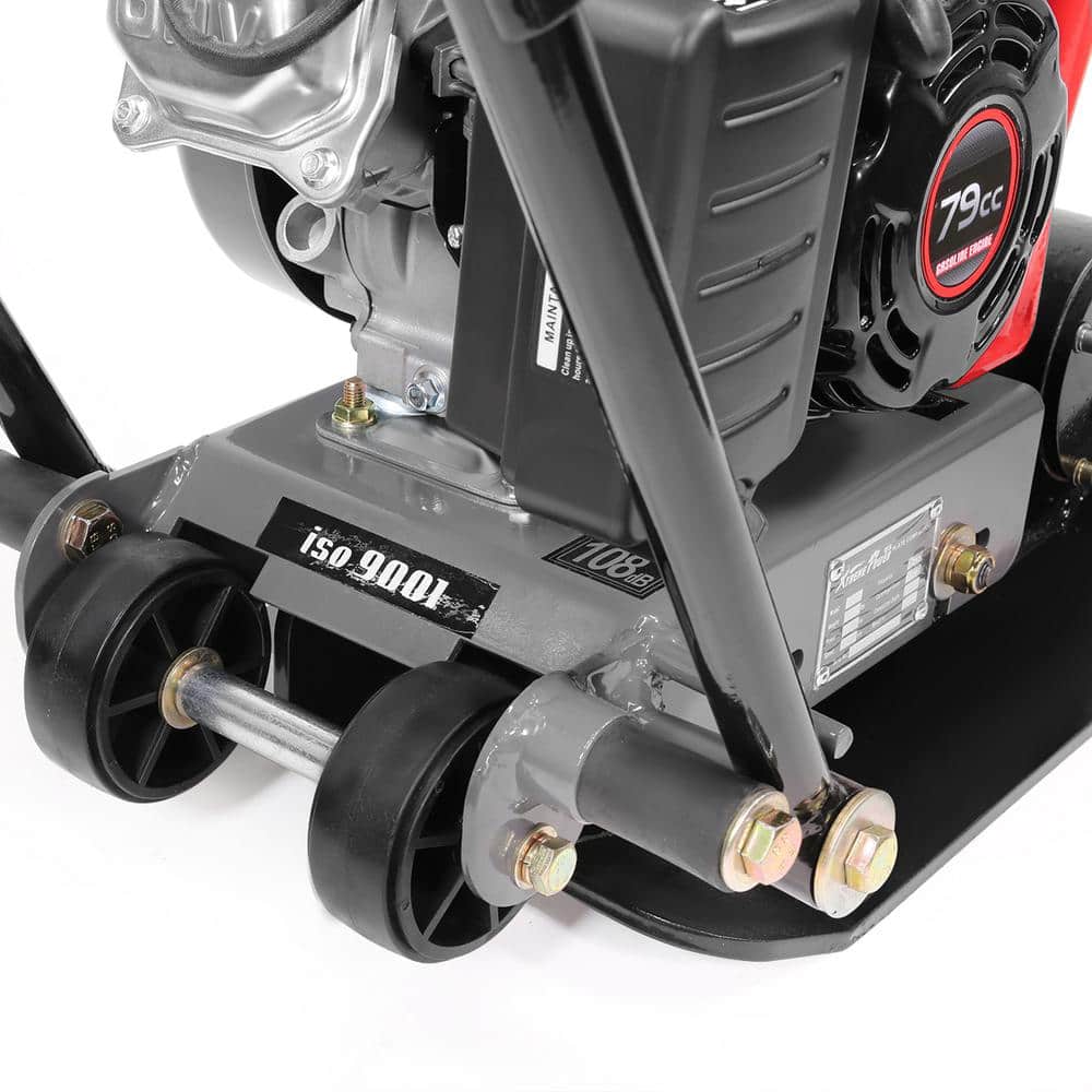 Buy 79 cc 1920 lbs. Walk Behind Vibratory Plate Compactor Force Gas ...