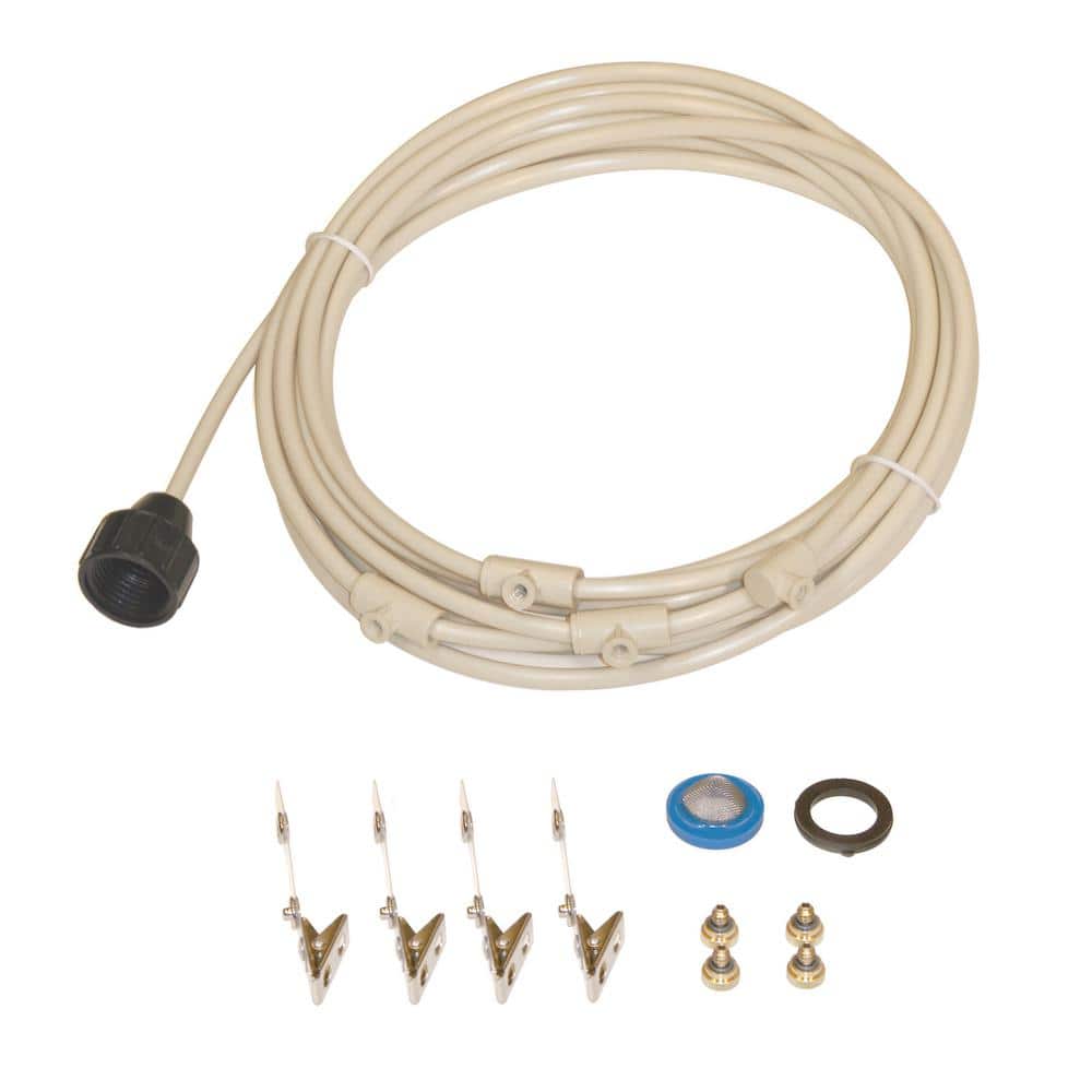 SPT 1/4 in. Outdoor Cooling/Misting Kit with 4 Nozzles SM-1404A - The ...