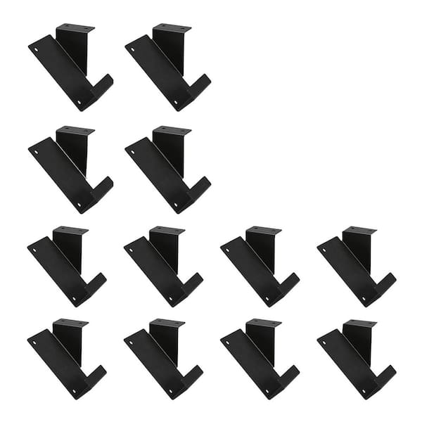 Phewnyzo 12 Pcs 45° Degree Louver Brackets for 2x4 Lumber, Black Powder ...