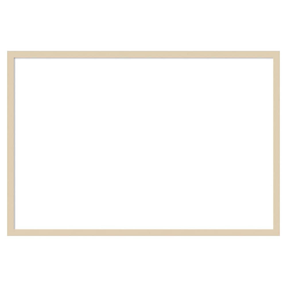 Amanti Art Svelte Natural 37 in. x 25 in. Wood Framed Dry Erase ...