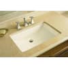 KOHLER Ladena 20-7/8 in. Undermount Bathroom Sink with Glazed Underside in White K-2214-G-0 ...