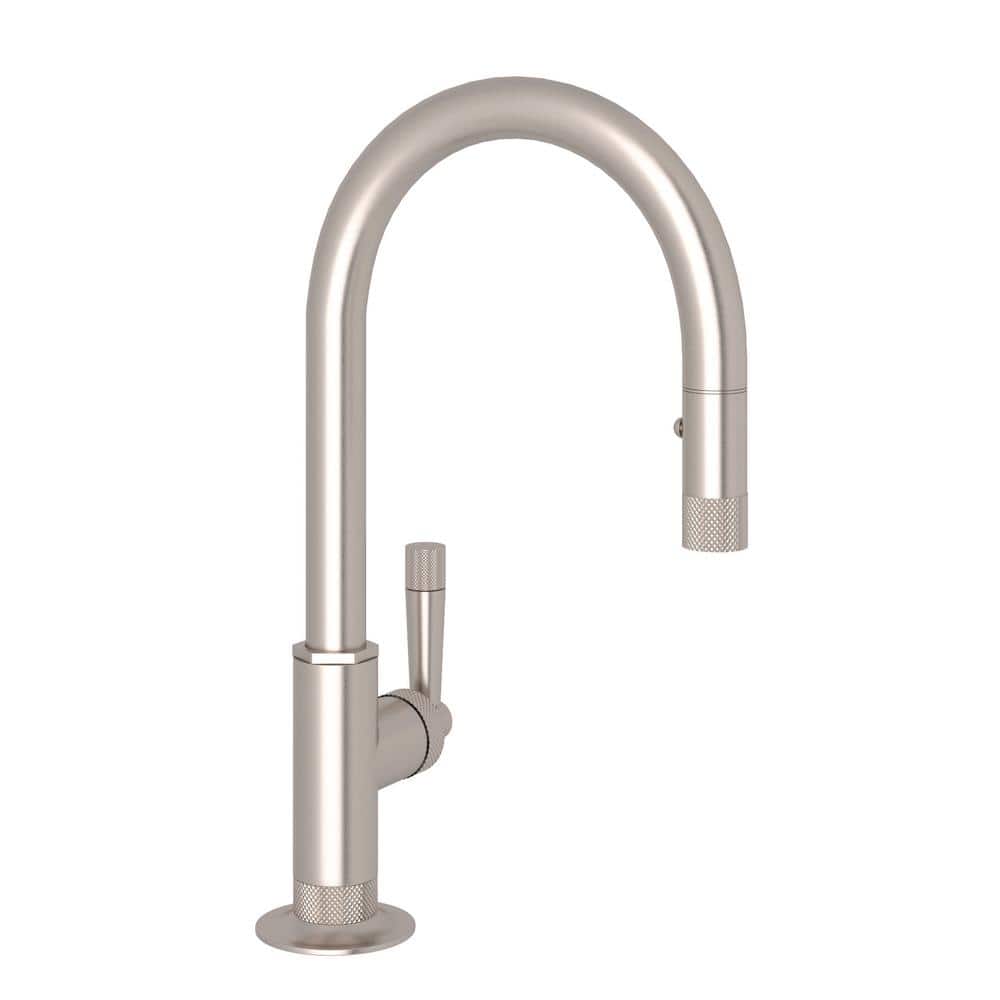 ROHL Michael Berman Graceline Single-Handle Bar Faucet in Satin Nickel ...