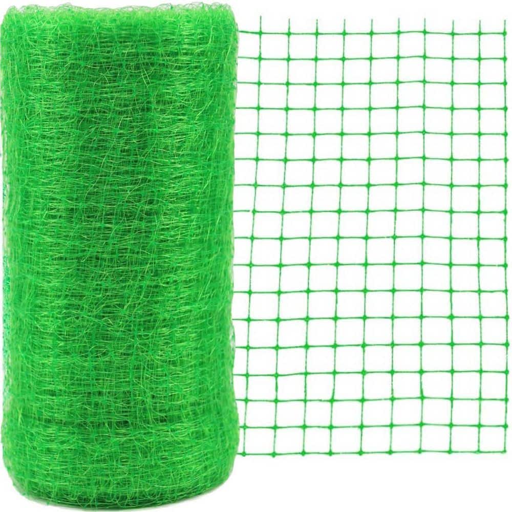 KIWDZFU 7 x 100 ft. Garden Netting Green Bird and Deer Protection for ...