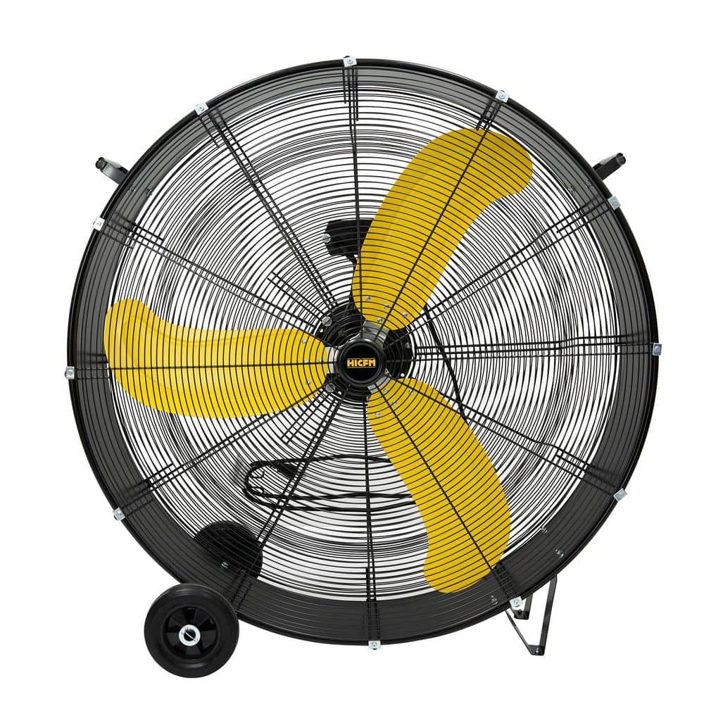 Reviews for Edendirect 39 in. 2-Speeds High Velocity Drum Fan in Black ...