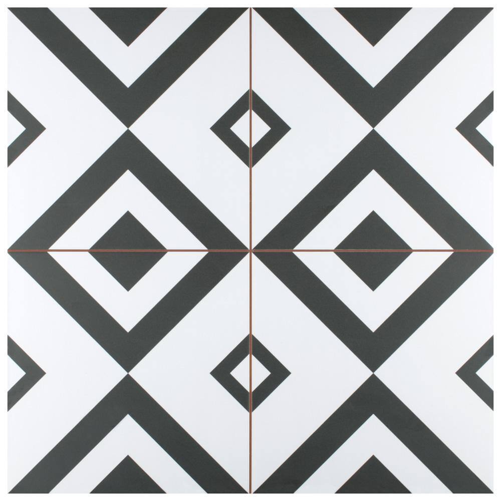 Merola Tile Brixton II 17-5/8 in. x 17-5/8 in. Ceramic Floor and Wall ...