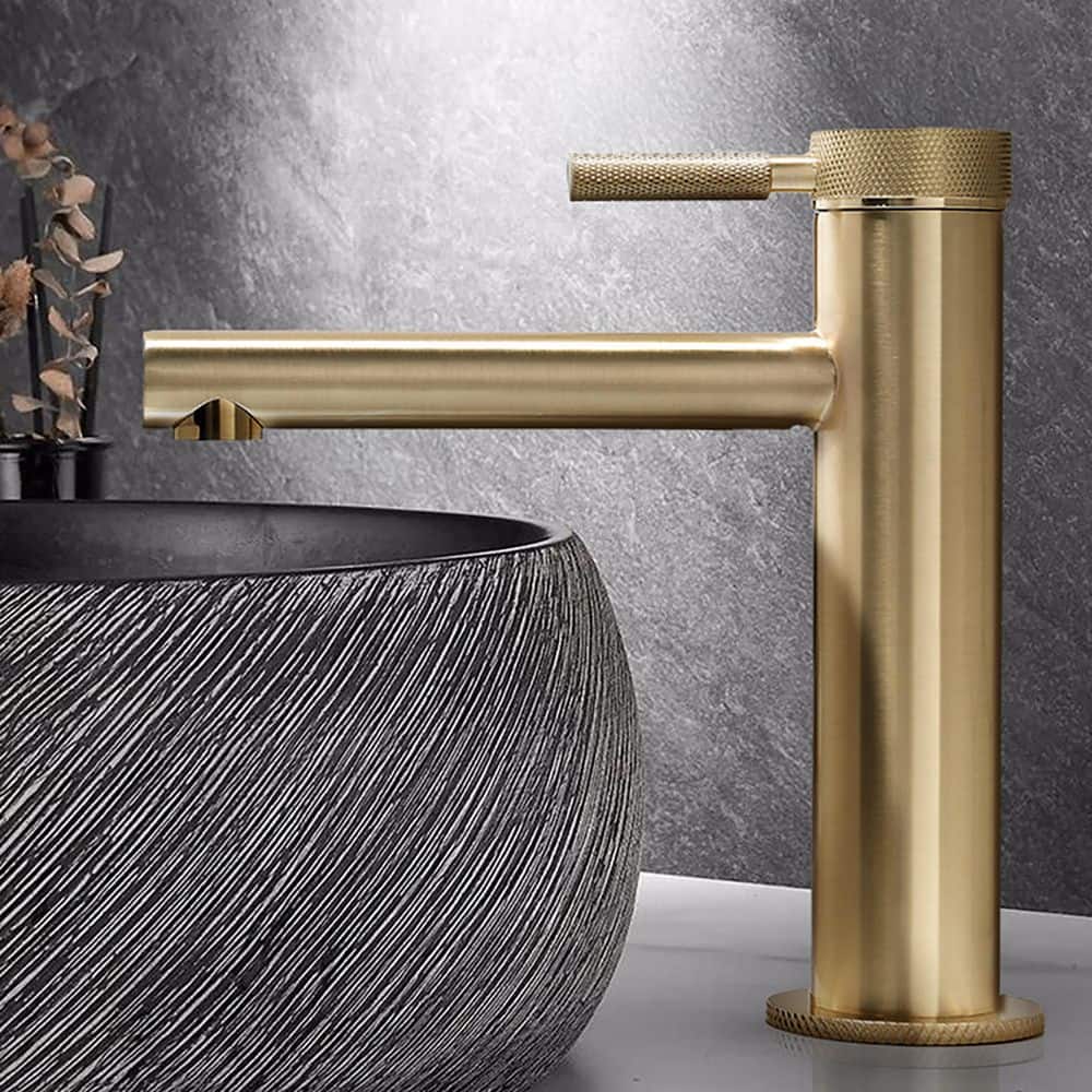Tomfaucet Single Hole Vanity Faucet Single Handle Bathroom Sink Faucet ...