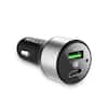 TruePower NextGadget 63W Car Charger with USB-C PD2 (45W) and USB-A QC3 ...