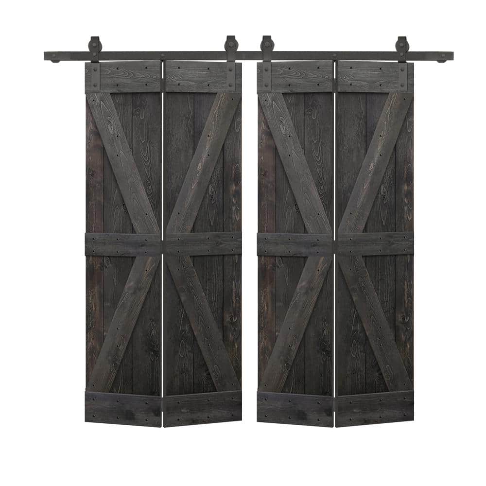 CALHOME 72 in. x 84 in. British K Pre-Assembled Solid Core Charcoal ...