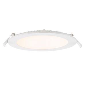 EnviroLite Easy Up 6 in. White Integrated LED Recessed Kit EV608943WH50 ...