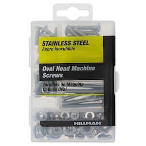 Hillman Stainless Steel Home Screw Assorted Kit (130-Pack) 130214 - The ...