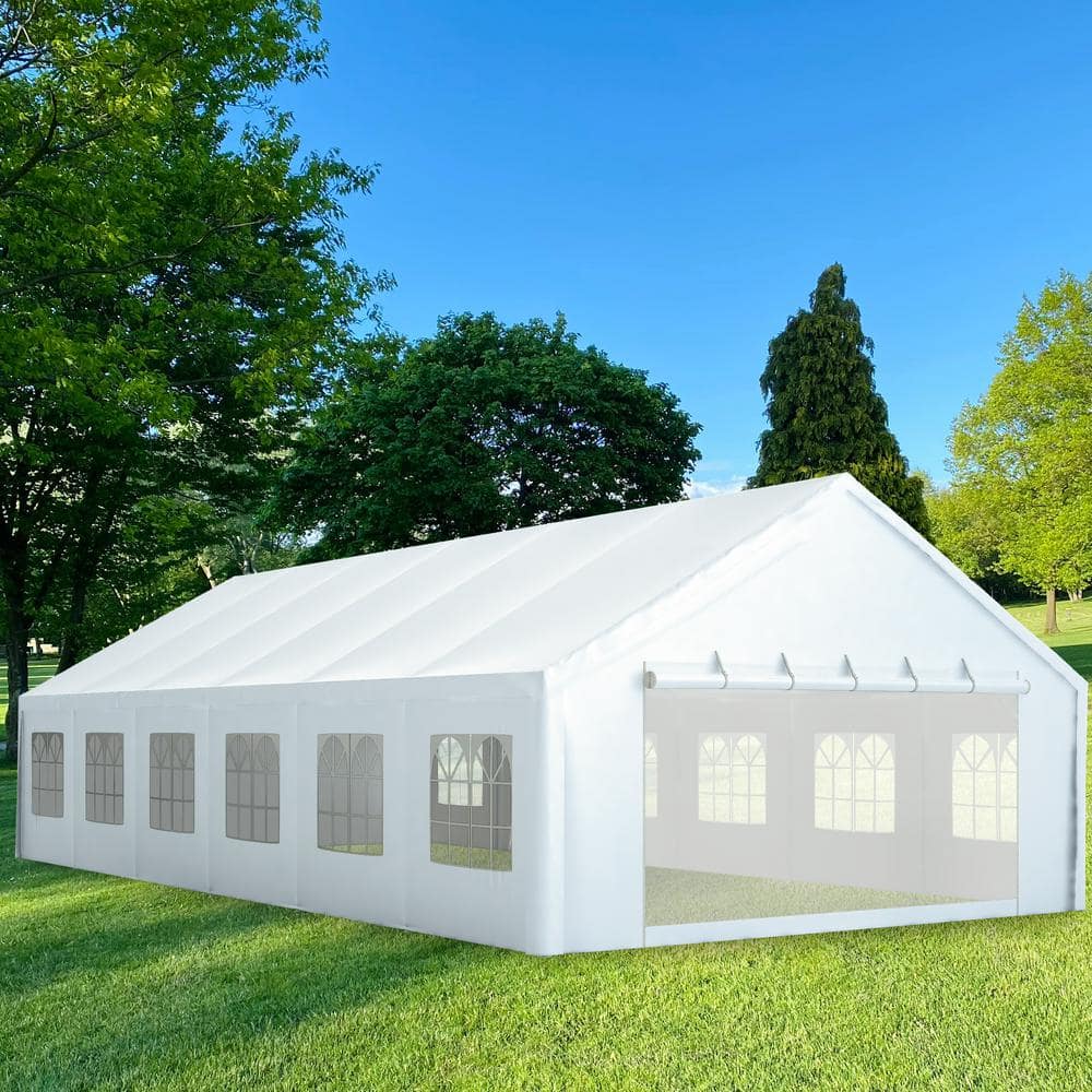 Thanaddo 20 ft. x 40 ft. Outdoor Large Event Canopy Garden Gazebo ...