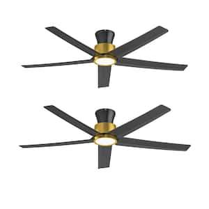 QRMOK T5 52 in. Indoor Ceiling Fan with Light, Ultra Silent Ceiling Fan ...