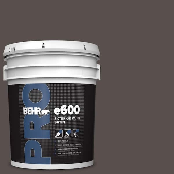 BEHR PRO 5 gal. #ECC-41-2 Willow Wood Satin Exterior Paint PR64305 ...