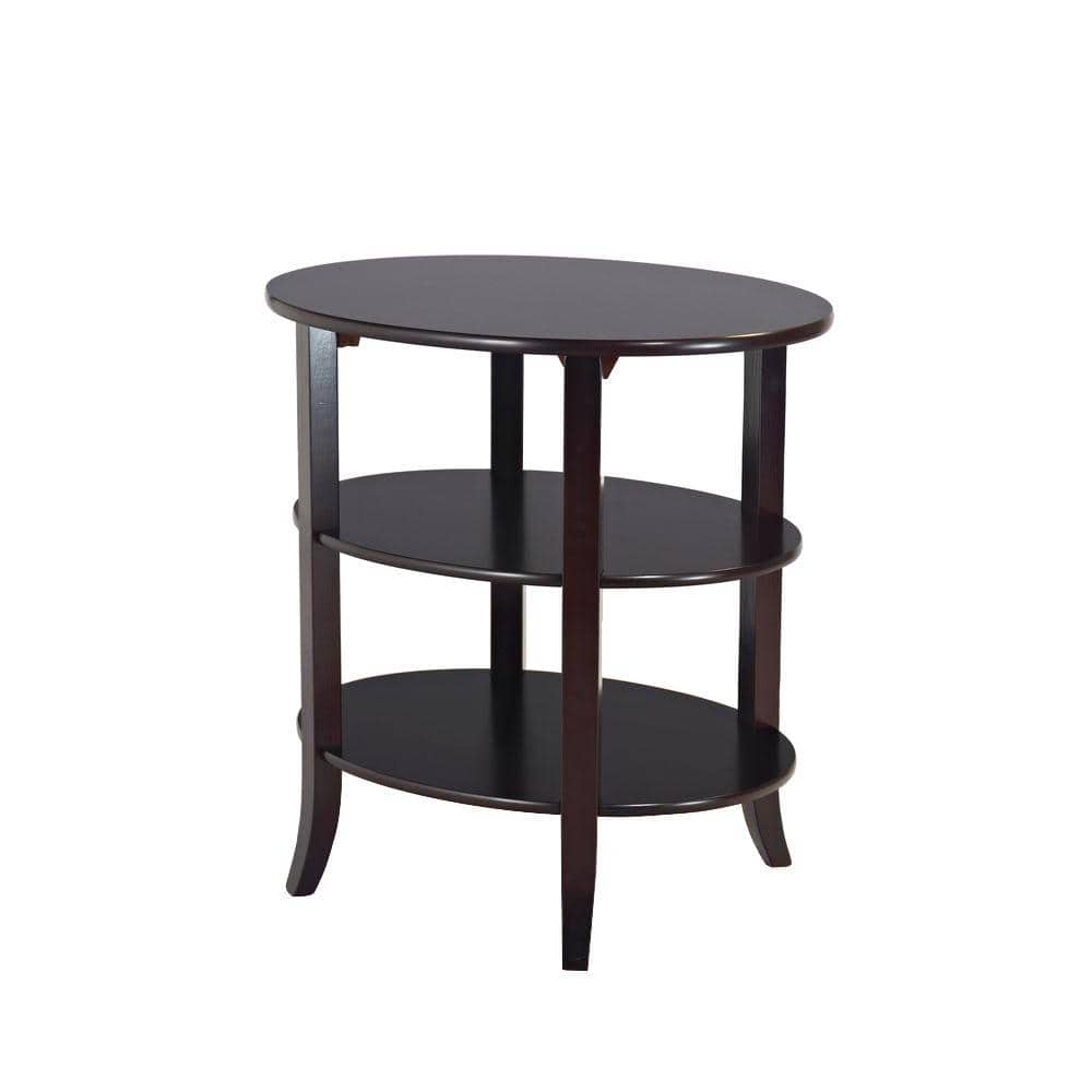 Homecraft Furniture London Espresso End Table MH304 - The Home Depot