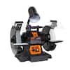 WEN 8 in. 5 Amp Variable Speed Bench Grinder with Flexible Work Light ...