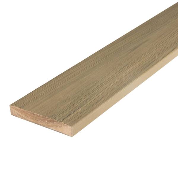 Deckorators Summit 1 in. x 6 in. x 20 ft. Cliffside Brown Square Edge ...
