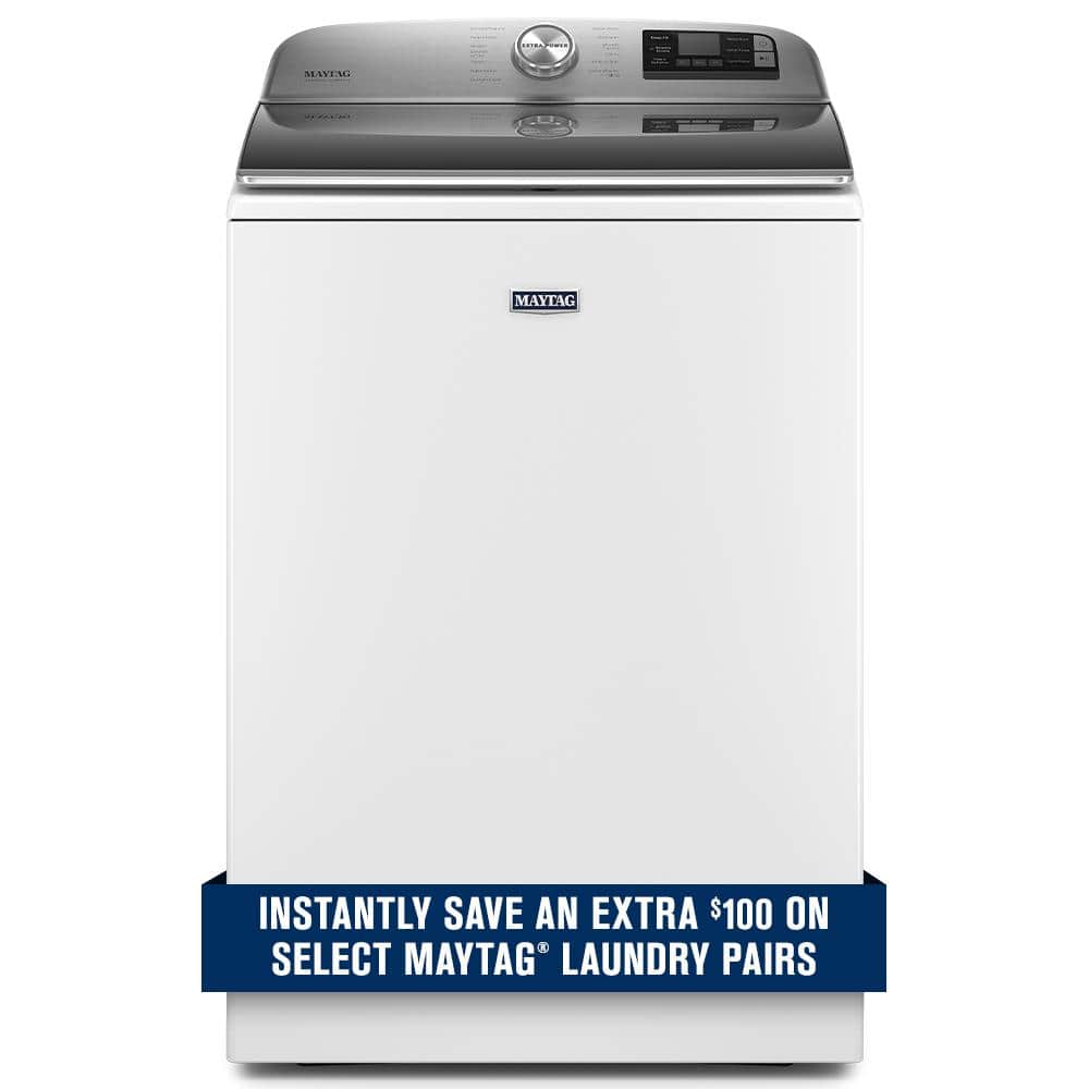 Reviews for Maytag 5.2 cu. ft. Smart Capable White Top Load Washing ...