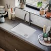 Karran Quartz/Granite 24.38 in Single Bowl Undermount Kitchen Sink in ...