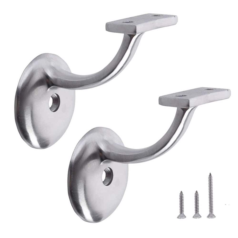 NVNOO Heavy Duty Stainless Steel Hand Rail Stair Support for Stairways ...