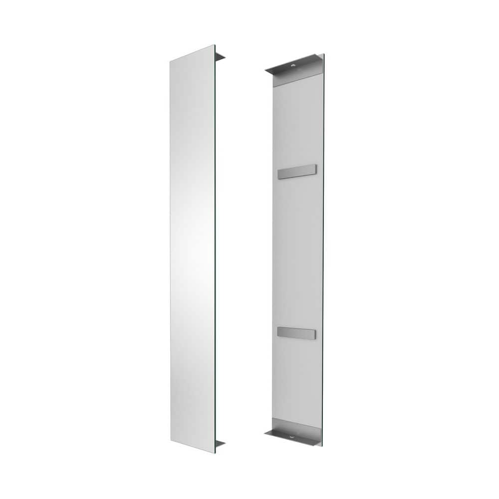 QueenFun Terri Aluminum 4 in. W x 26 in. H Mirror Side Kits (2-Packs ...