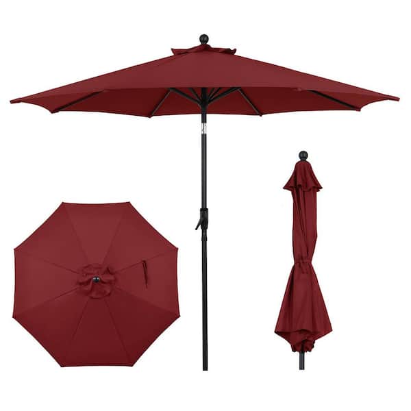 Reviews for AE Outdoor 9 ft. Patio Umbrella with Auto-Tilt and Crank ...