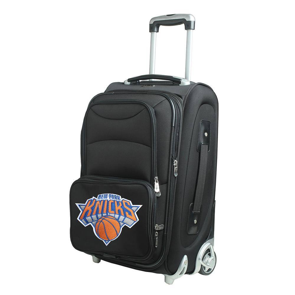 Denco NBA New York Knicks 21 in. Black Carry-On Rolling Softside ...